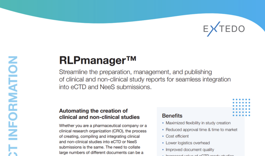 eCTDmanager - Complete Regulatory Dossier Management and eCTD Software ...